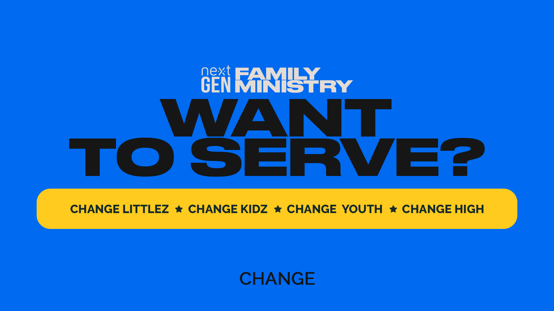 Nextgen - Change Church